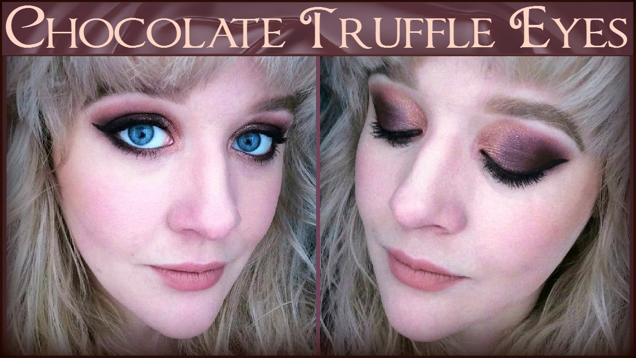 Chocolate Truffle Eyes Tutorial | ft. Glamour Doll Eyes Of The Month ...