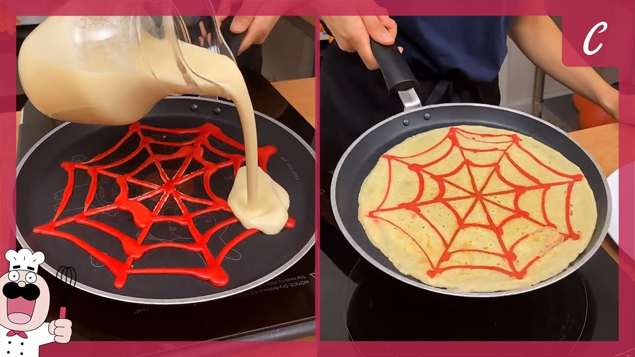 Des Crêpes d'Halloween pour un Petit-Déjeuner Effrayamment Délicieux ...