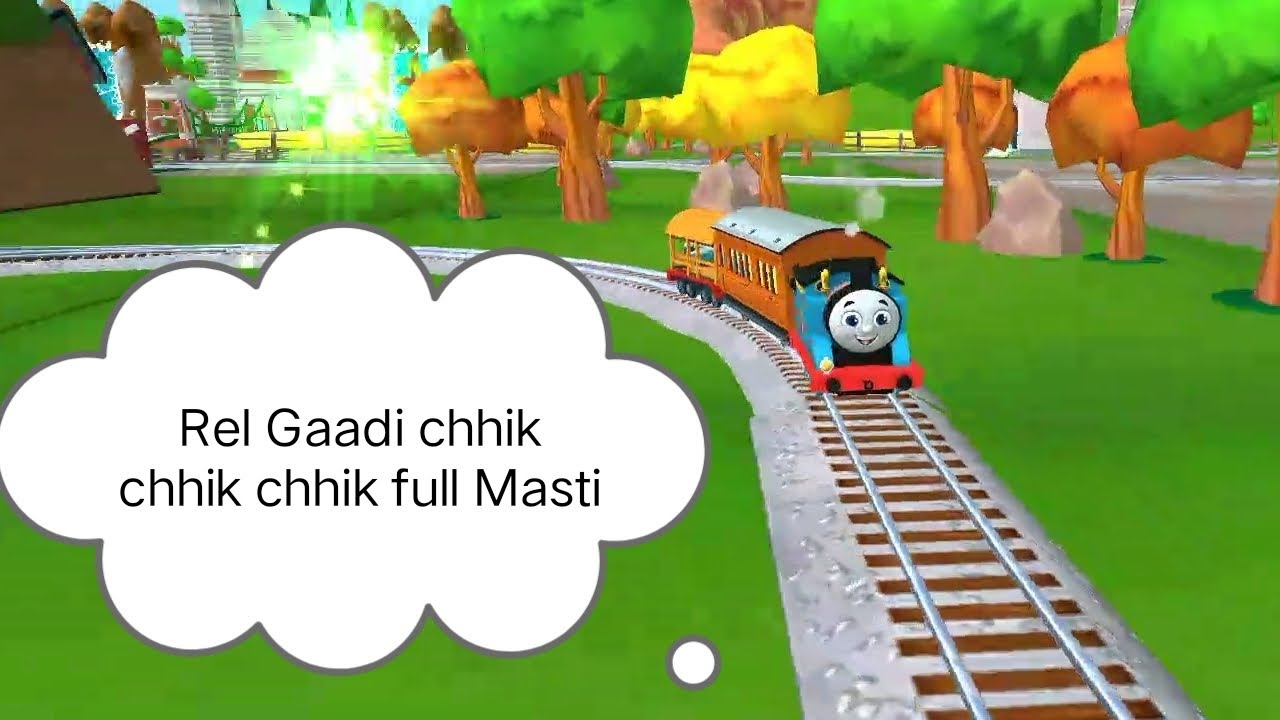 Rel Gaadi chhik chhik chhik Full Masti cartoon kids - YouTube