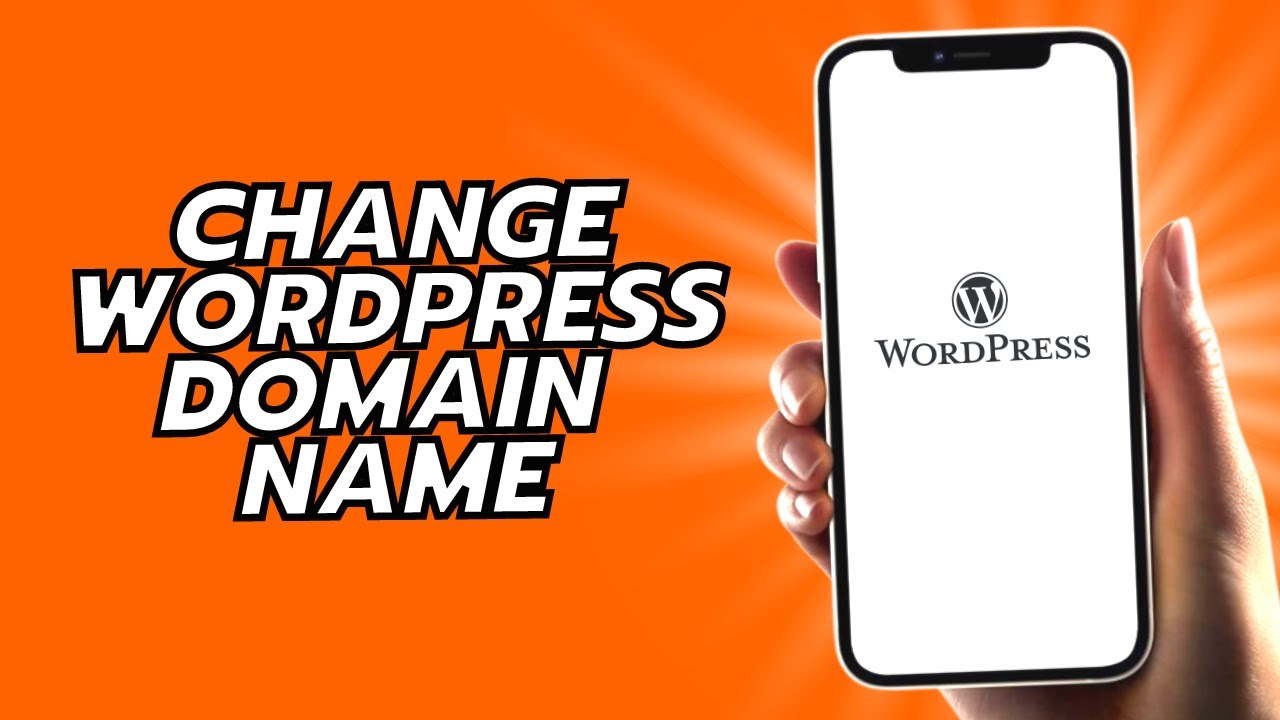 How To Change WordPress Domain Name Fast YouTube How To Change WordPress Domain Name Fast YouTube