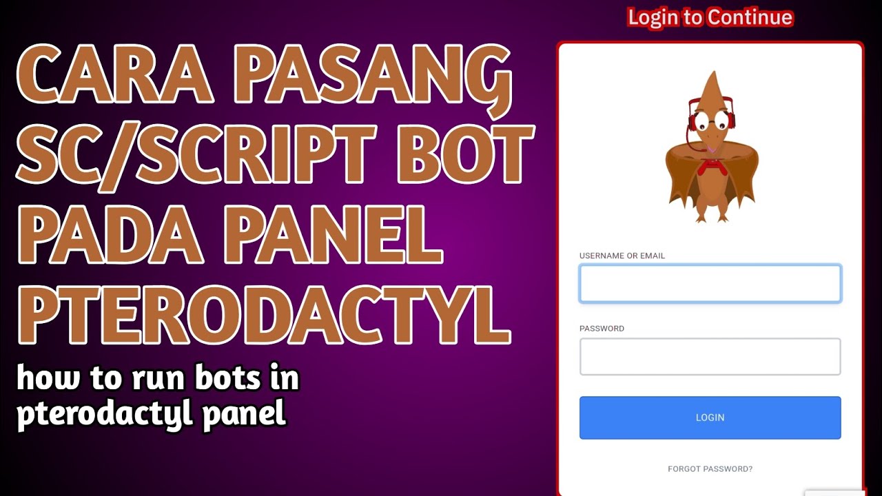 TUTORIAL PASANG SC/SCRIPT PADA PANEL PTERODACTYL #tutorial - YouTube