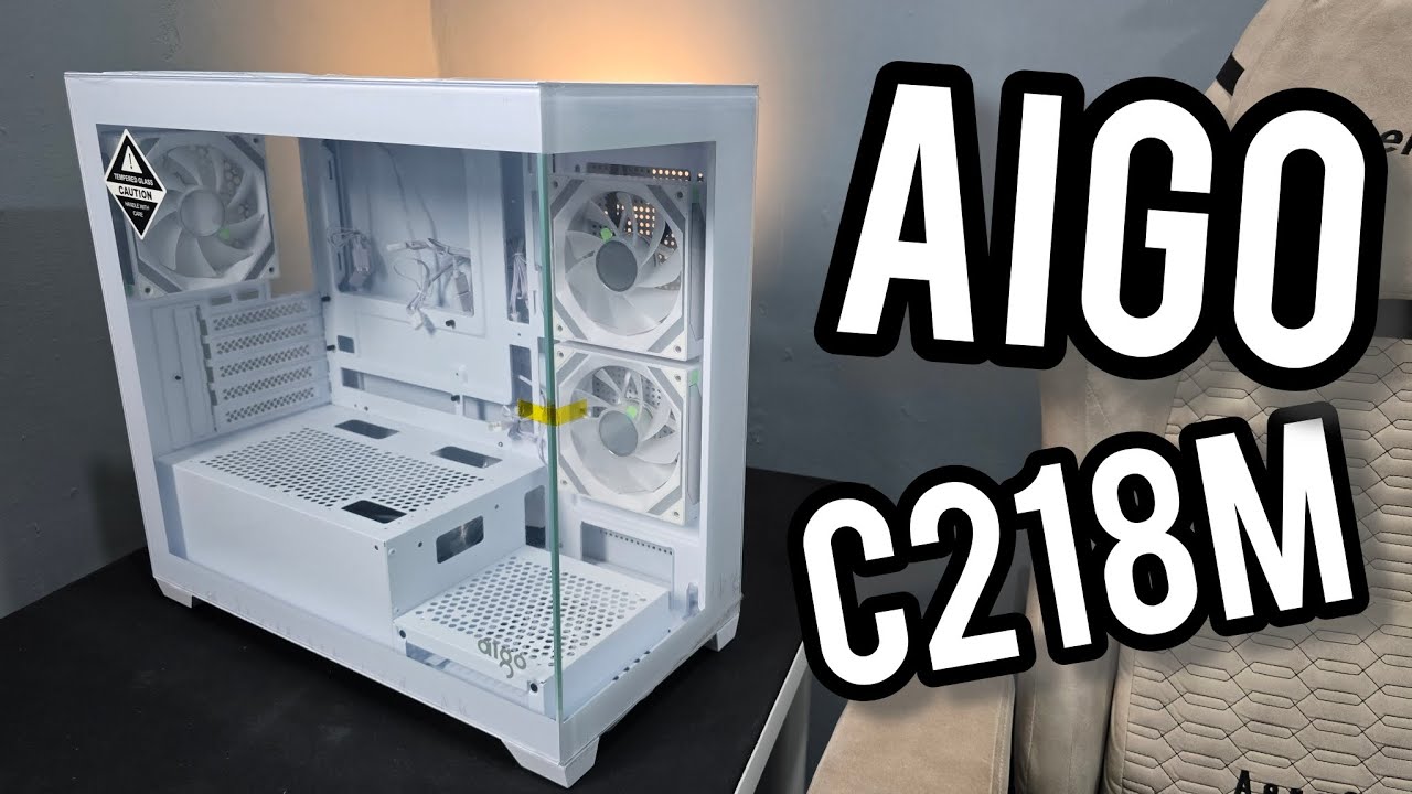 Aigo darkFlash C218M White - Review - YouTube