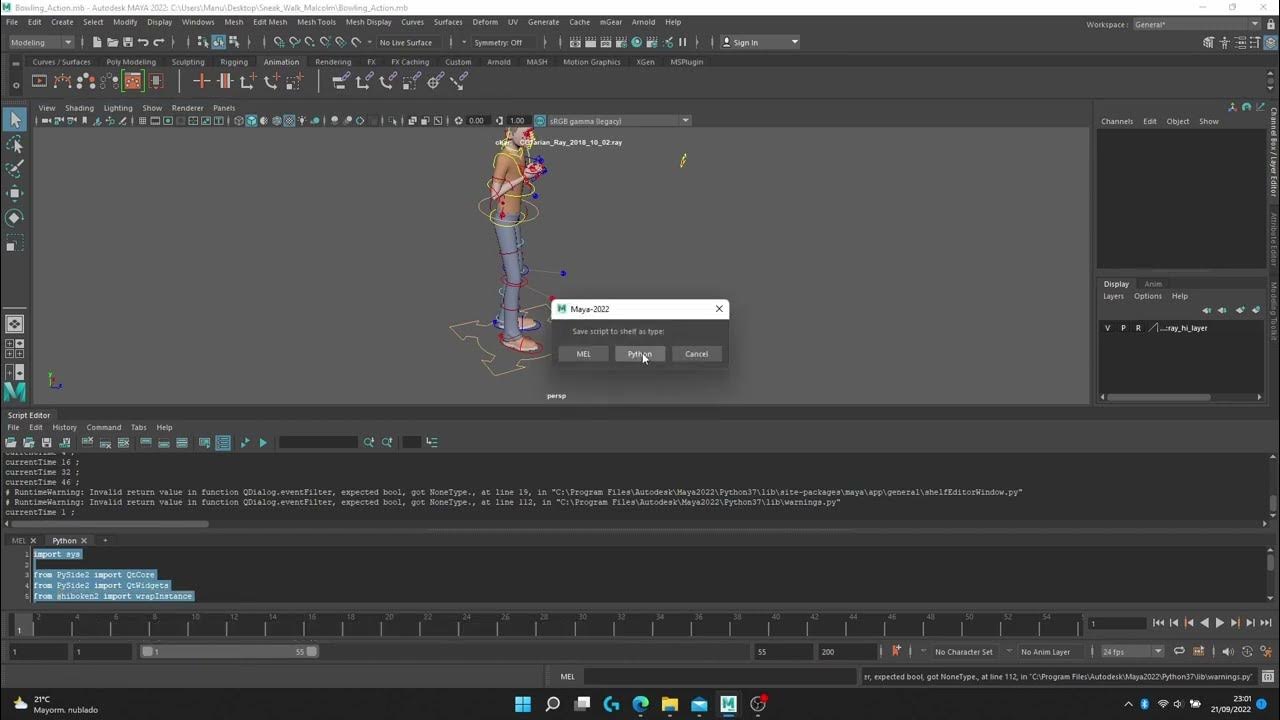 Maya Tool - Frame Switcher - YouTube