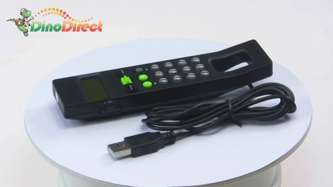 Full Duplex LCD Skype USB VoIP Internet Phone from Dinodirect.com - YouTube