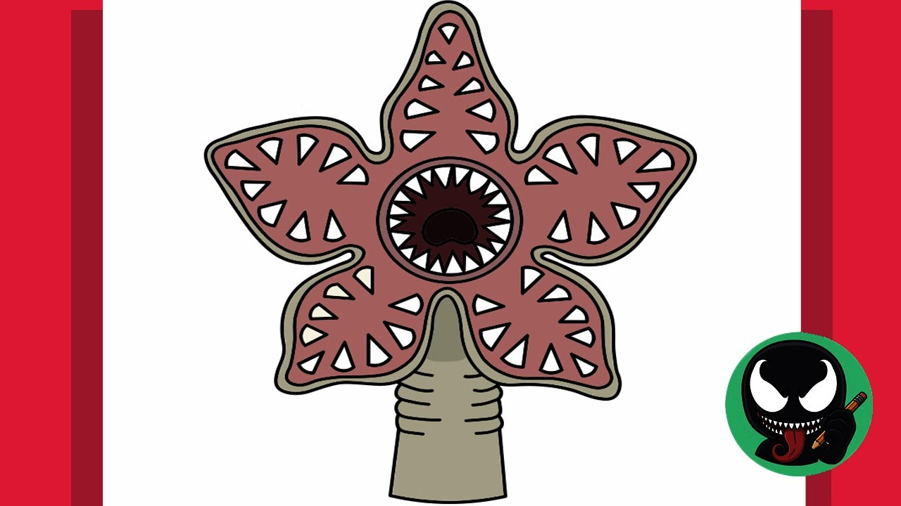 How to draw DEMOGORGON | SPRUNKI | STRANGER THINGS 5 | Step by step ...