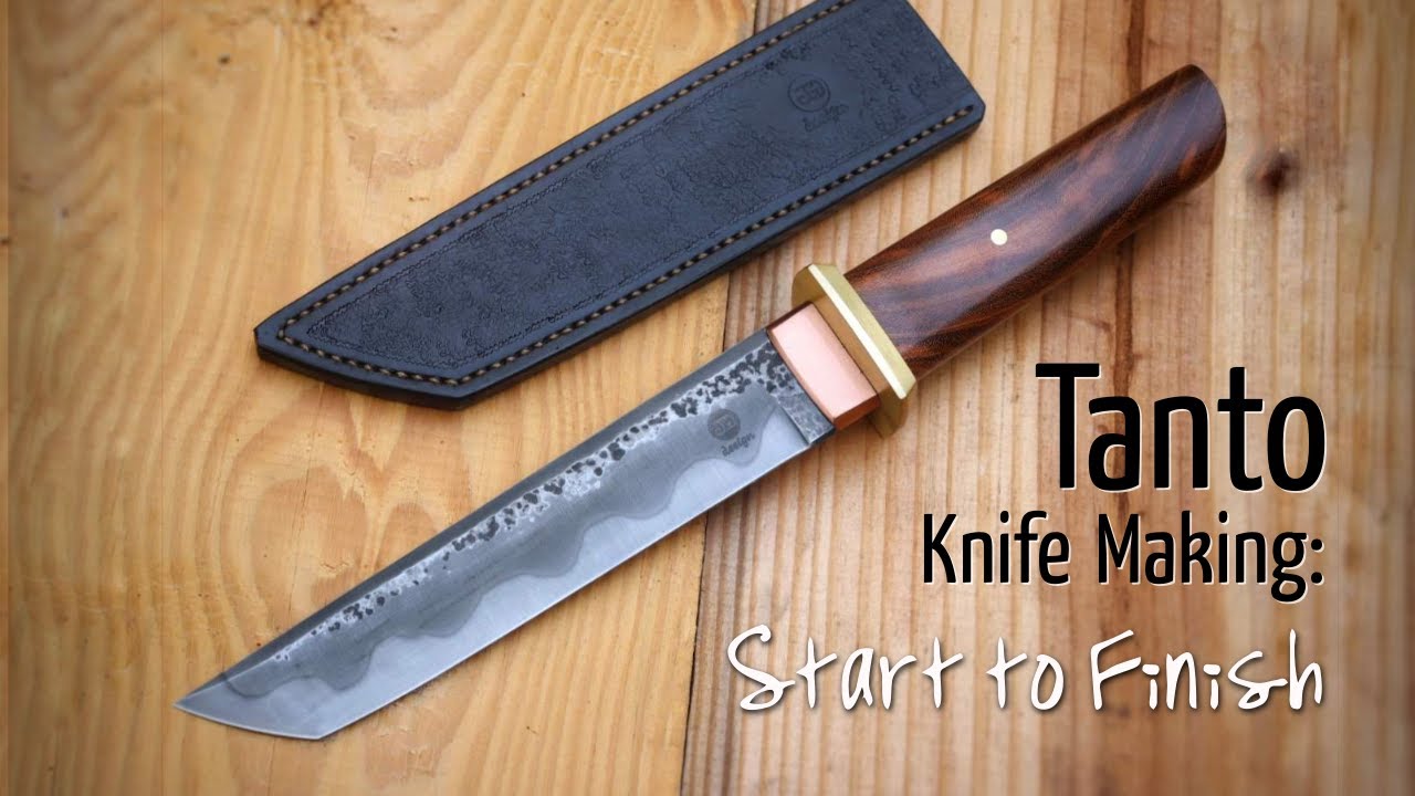 Mastering the Art of Tanto Knife Making: Full Process Revealed - YouTube