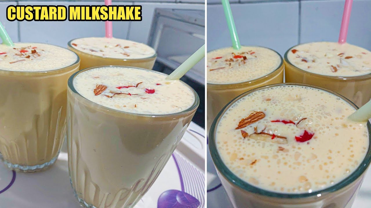 Instent Fresh Custard Milkshake Recipe | Milkshake Recipe - YouTube