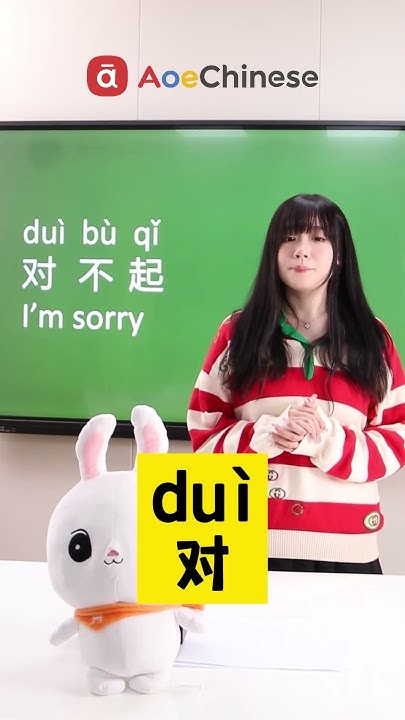 "I'm sorry" in Chinese|AoeChinese - YouTube