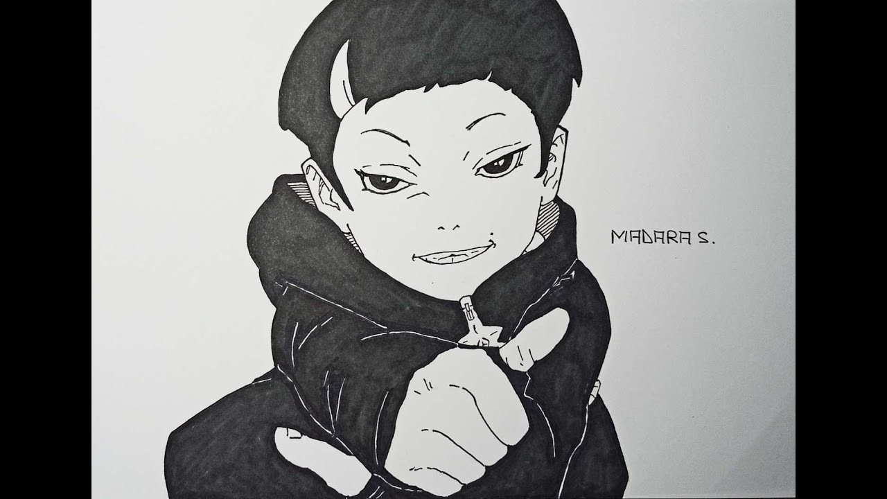 How To Draw Daemon l Step by Step drawing l Anime drawing - YouTube