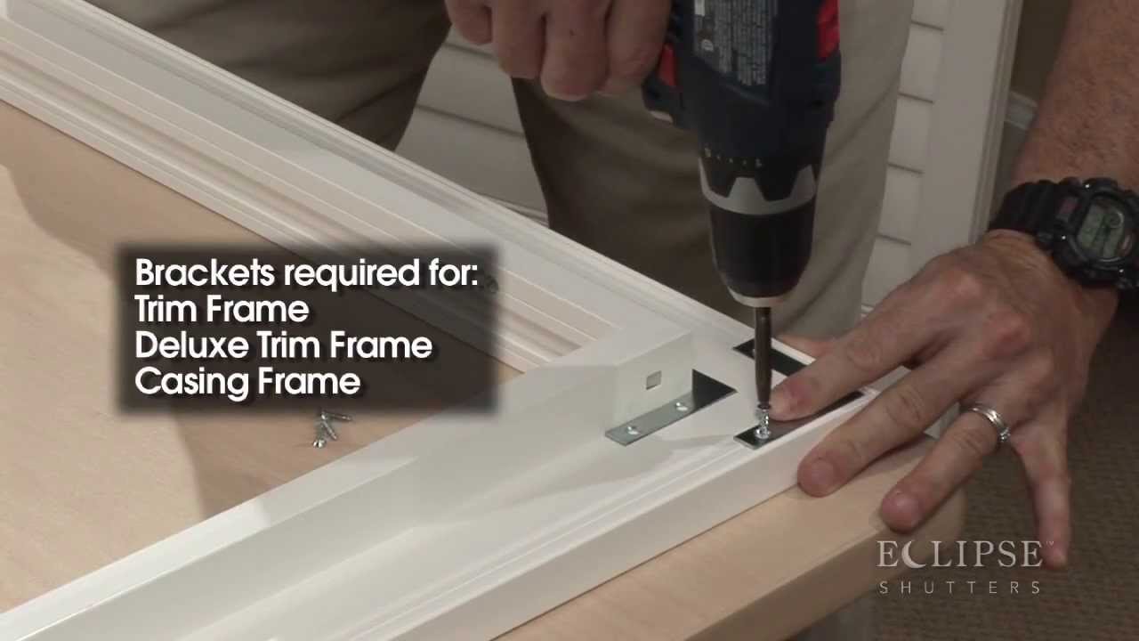Preparing Shutters for Installation - YouTube