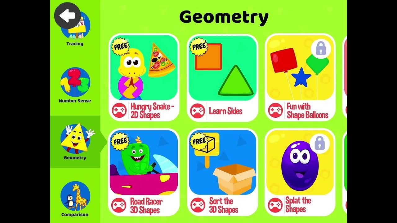Awesome learning game!! Learn math, shapes, and numbers with us! - YouTube