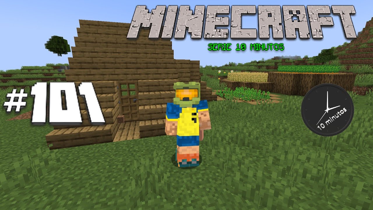 Serie 10 minutos #101:Constuyendo una casa en Minecraft Survival 1 21 - YouTube
