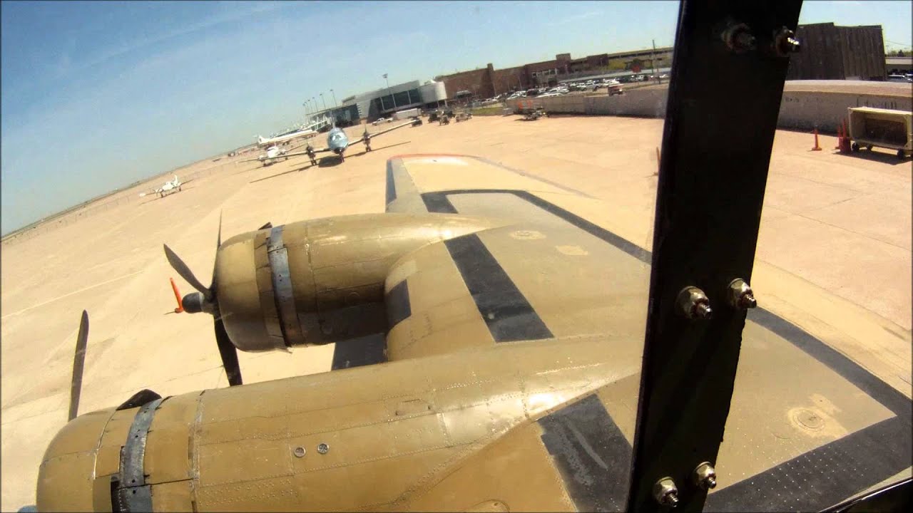 View From B-17 Top Turret - YouTube