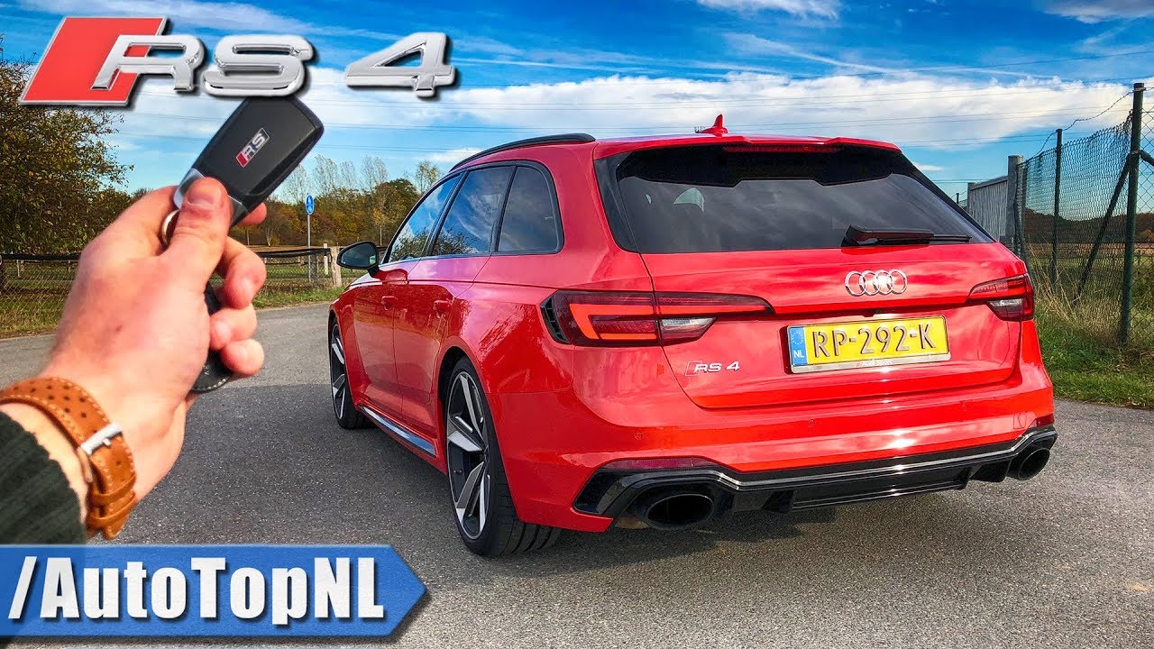 2019 Audi RS4 Avant Quattro POV REVIEW on AUTOBAHN & ROAD by AutoTopNL ...