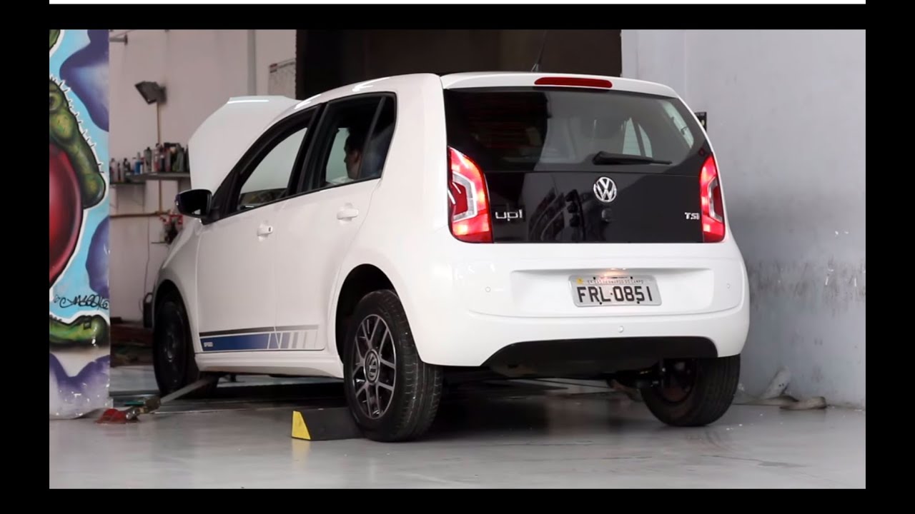 Volkswagen Up TSI no dinamômetro - YouTube