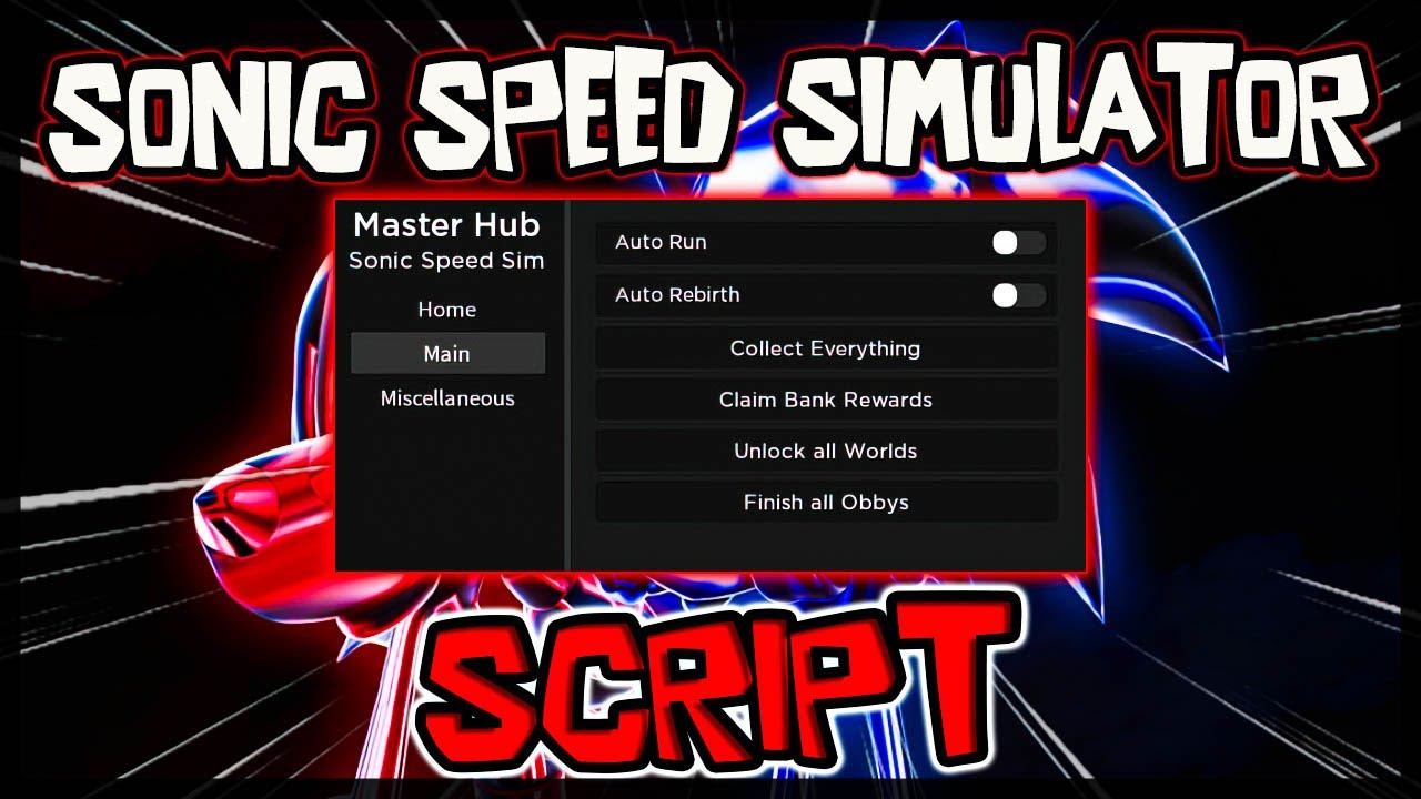VERY OP | Sonic Speed Simulator Script |2024| WORKING 🔥 - YouTube