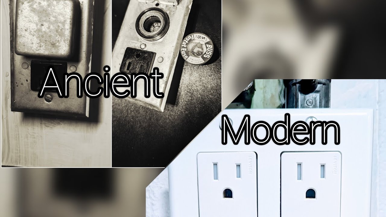 How to change an outlet to a quadplex outlet (ANCIENT OUTLET DISCOVERY ...