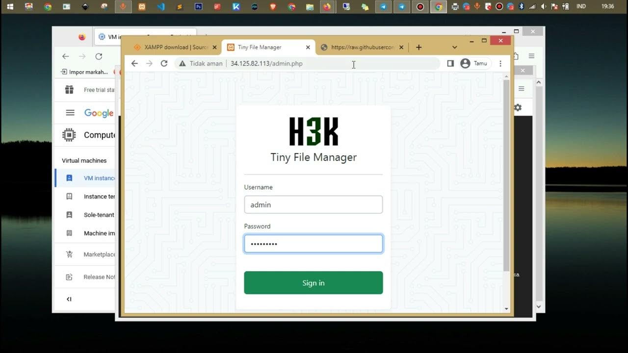 CARA INSTALL XAMPP(lampp) LEWAT SSH (GCP) + INSTALL KODEXPLORER - YouTube