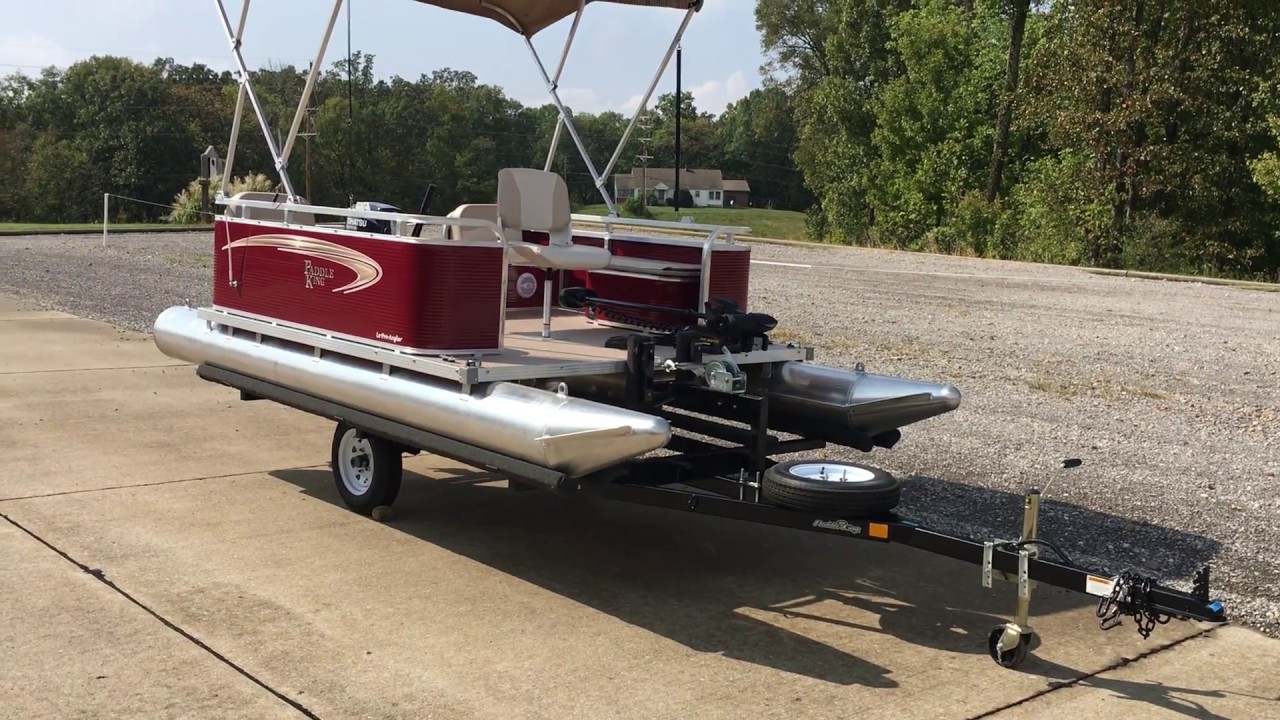 Paddle King Lo Pro Angler with Min Kotta Foot Controled Trolling Motor ...