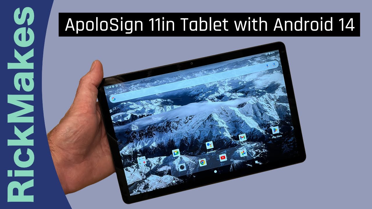 ApoloSign 11in Tablet with Android 14 - YouTube