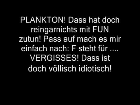 Spongebob FUN song Deutsch mit TEXT