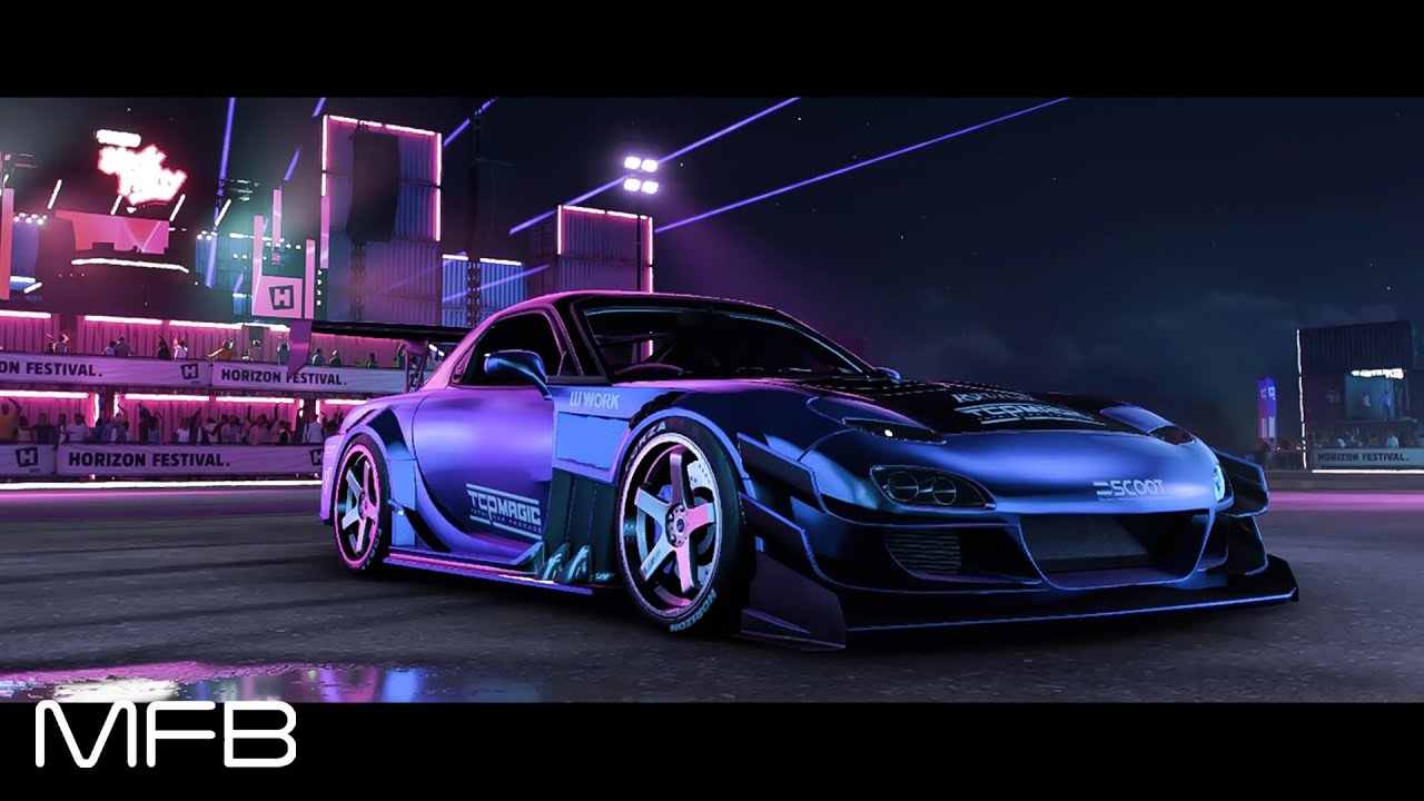 8OAPE - DARK (BASS BOOSTED) / Slammed JDM Mazda RX-7 - YouTube