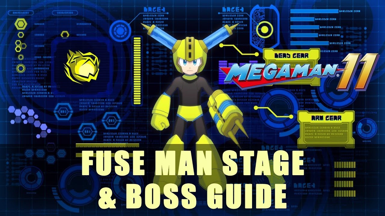 Mega Man 11: Fuse Man Stage & Boss Guide - YouTube