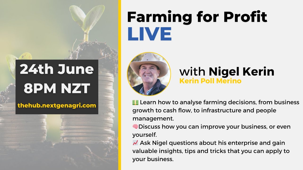 LIVE: Farming for Profit with Nigel Kerin - YouTube