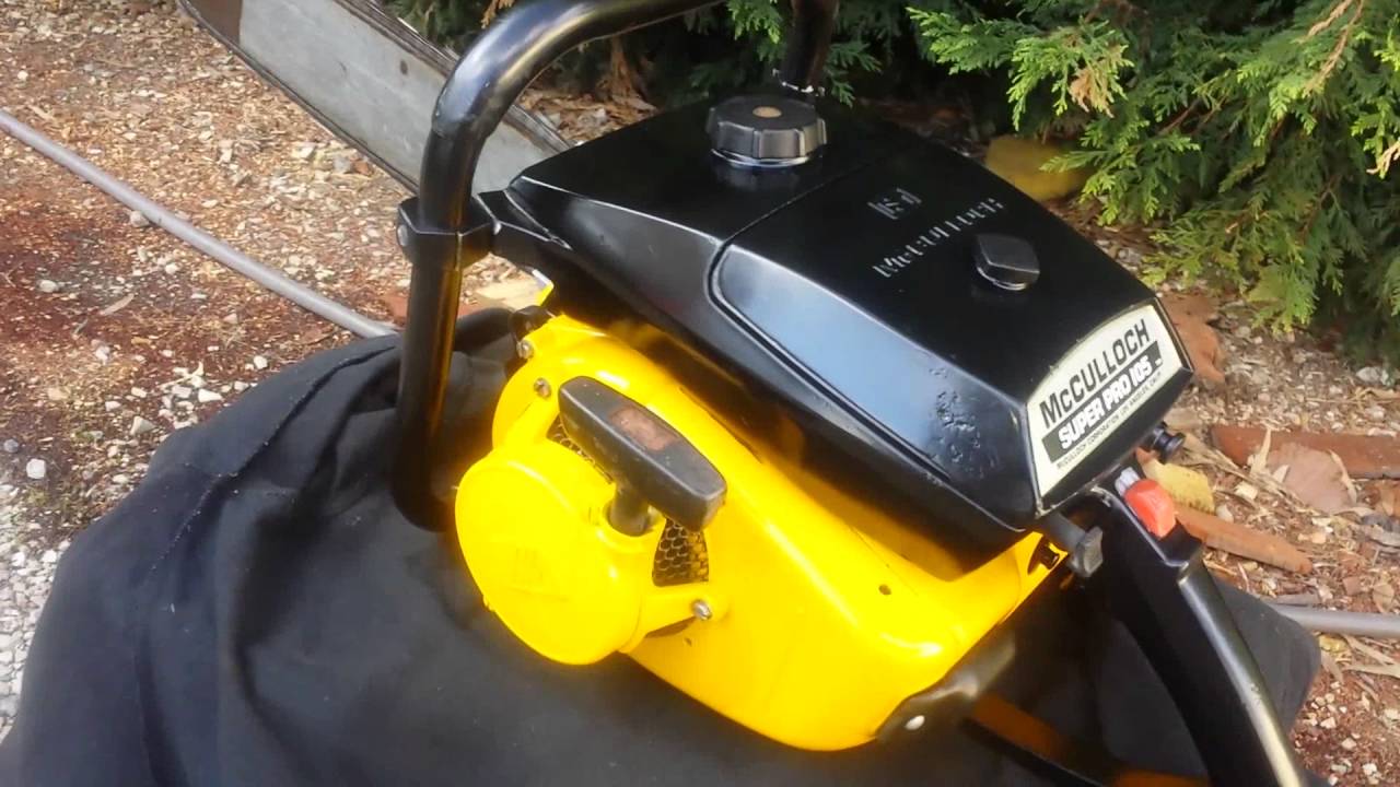 Mcculloch super pro 105 - YouTube