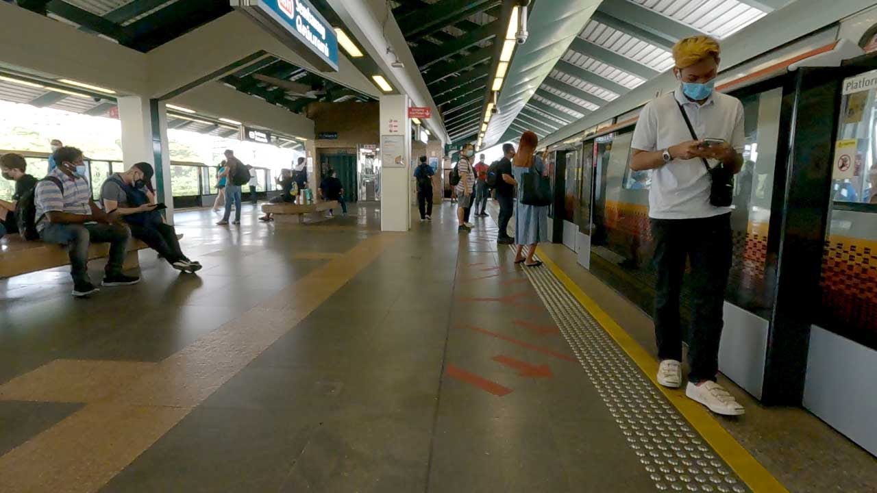 Singapore MRT ride from Sembawang to Marsiling train station 2 of 2 ...