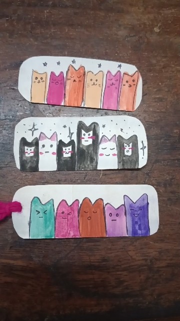 book mark new catty🐱🧡 version#diycrafts - YouTube