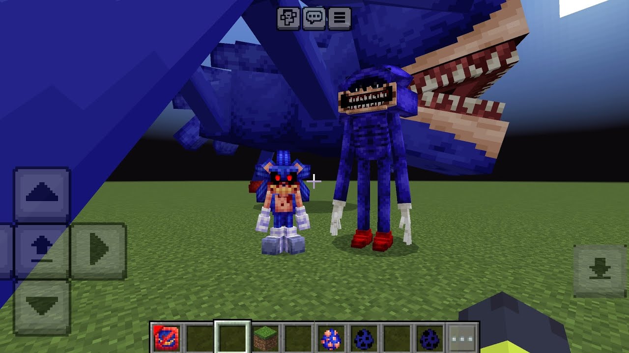 Sonic exe and Shin sonic tapes MOD in Minecraft PE - YouTube