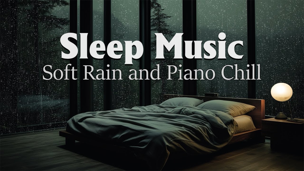 FALL INTO SLEEP INSTANTLY💤 Soft Rain And Piano For Sleep💤 Relaxing ...