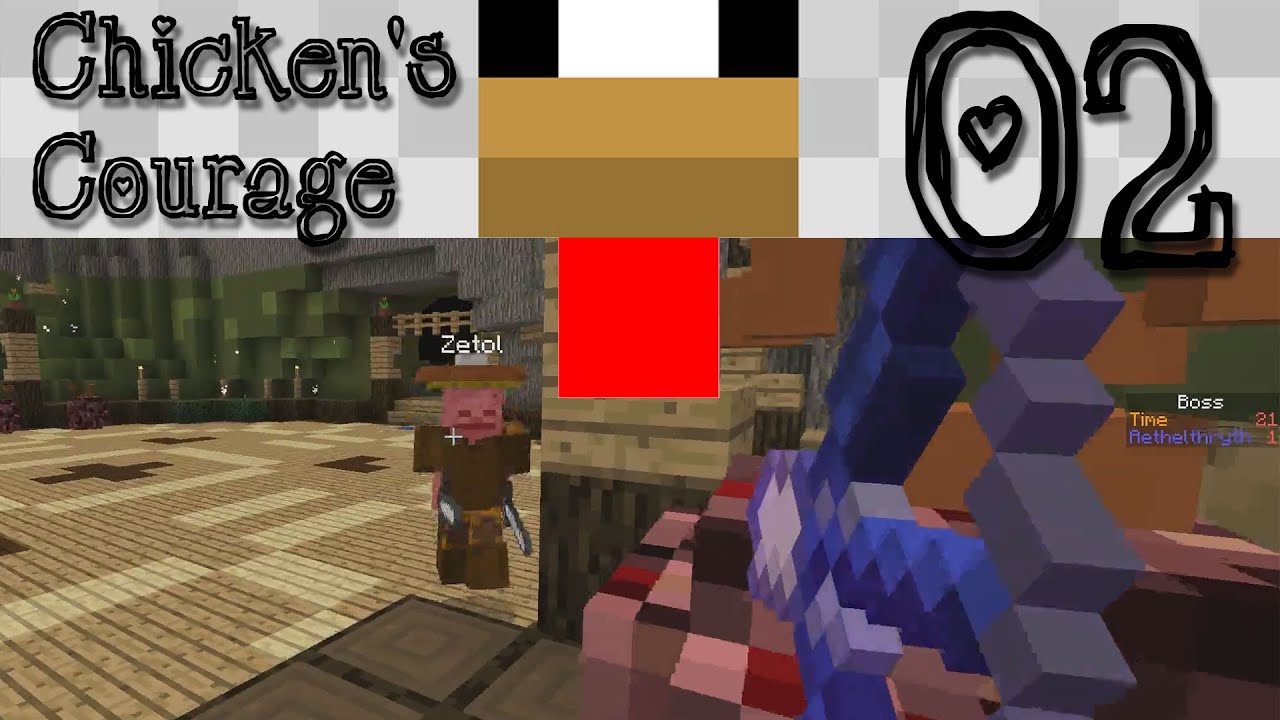 Chicken's CouRAGE ep02: Скелет със сомбреро - YouTube