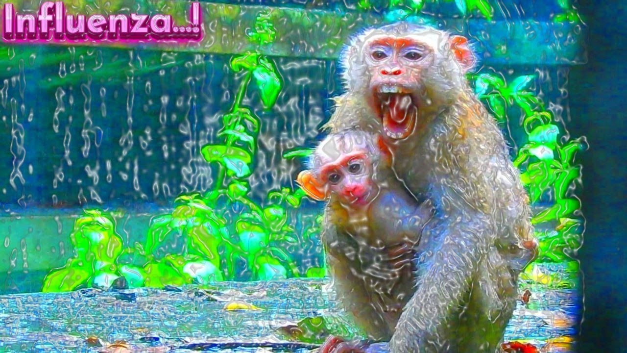 Best Rescuing...! Under Heavy Running Fall No Mom Hugging To Protect ...