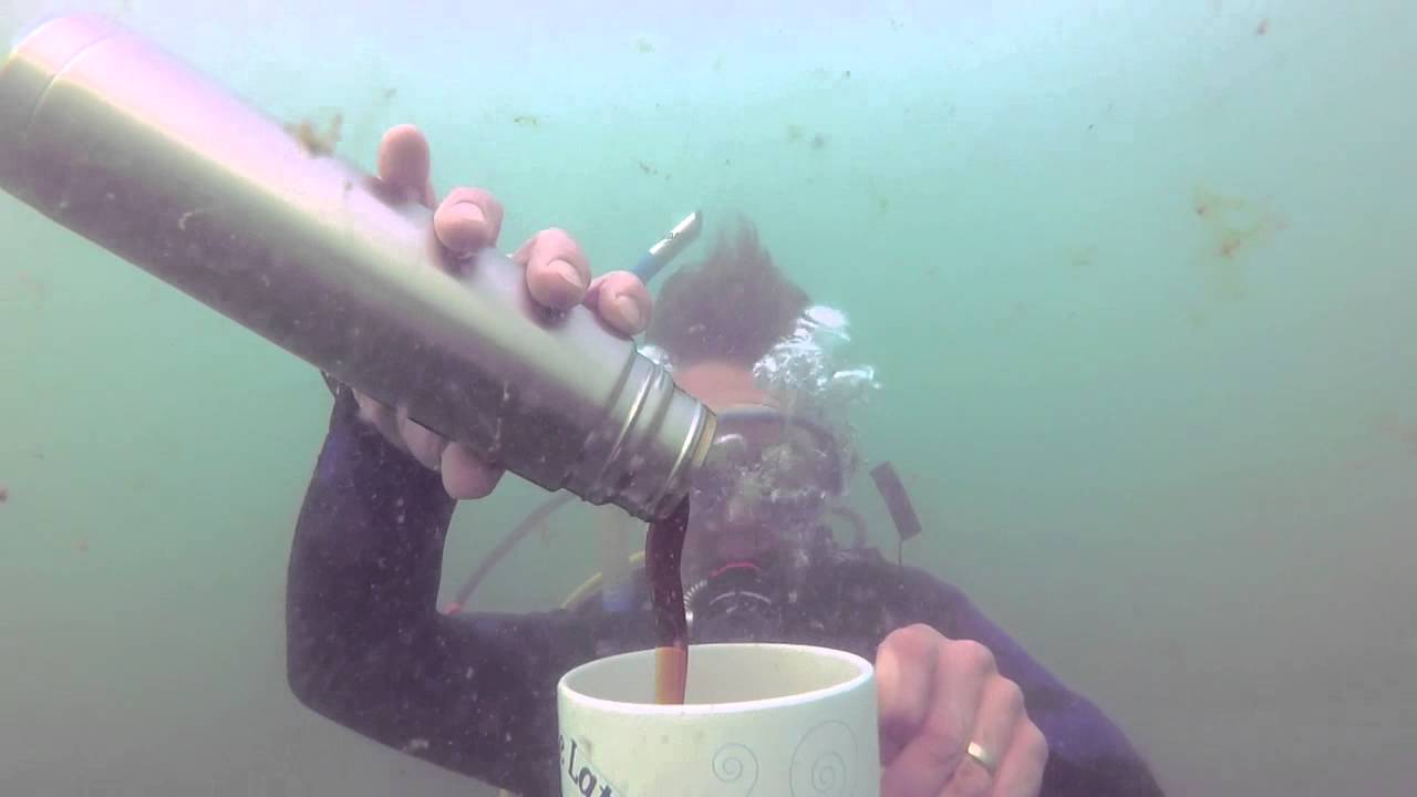 Underwater Scuba Coffee Pour - YouTube