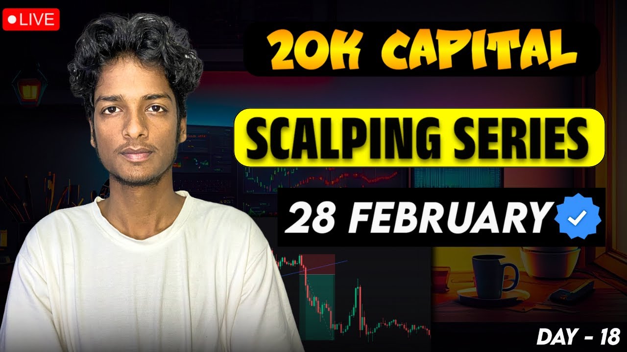 Day 18 | 30 Days Trading Challenge With 20K Capital | Live Option Scalping - YouTube