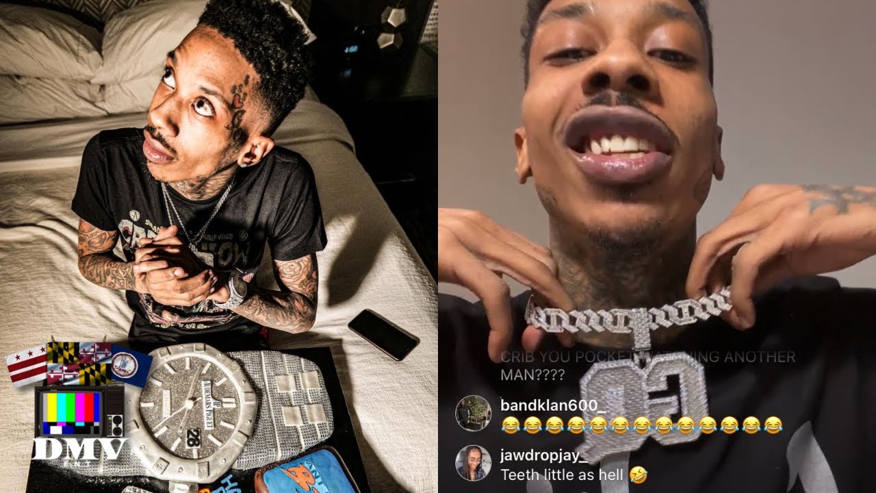 Ant Glizzy On Live Flexes New 120k GQ Chain | Says “Goo Glizzy Should ...