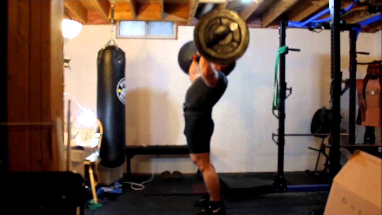 Clean & Press: 205 lb x 5 (5RM) - YouTube