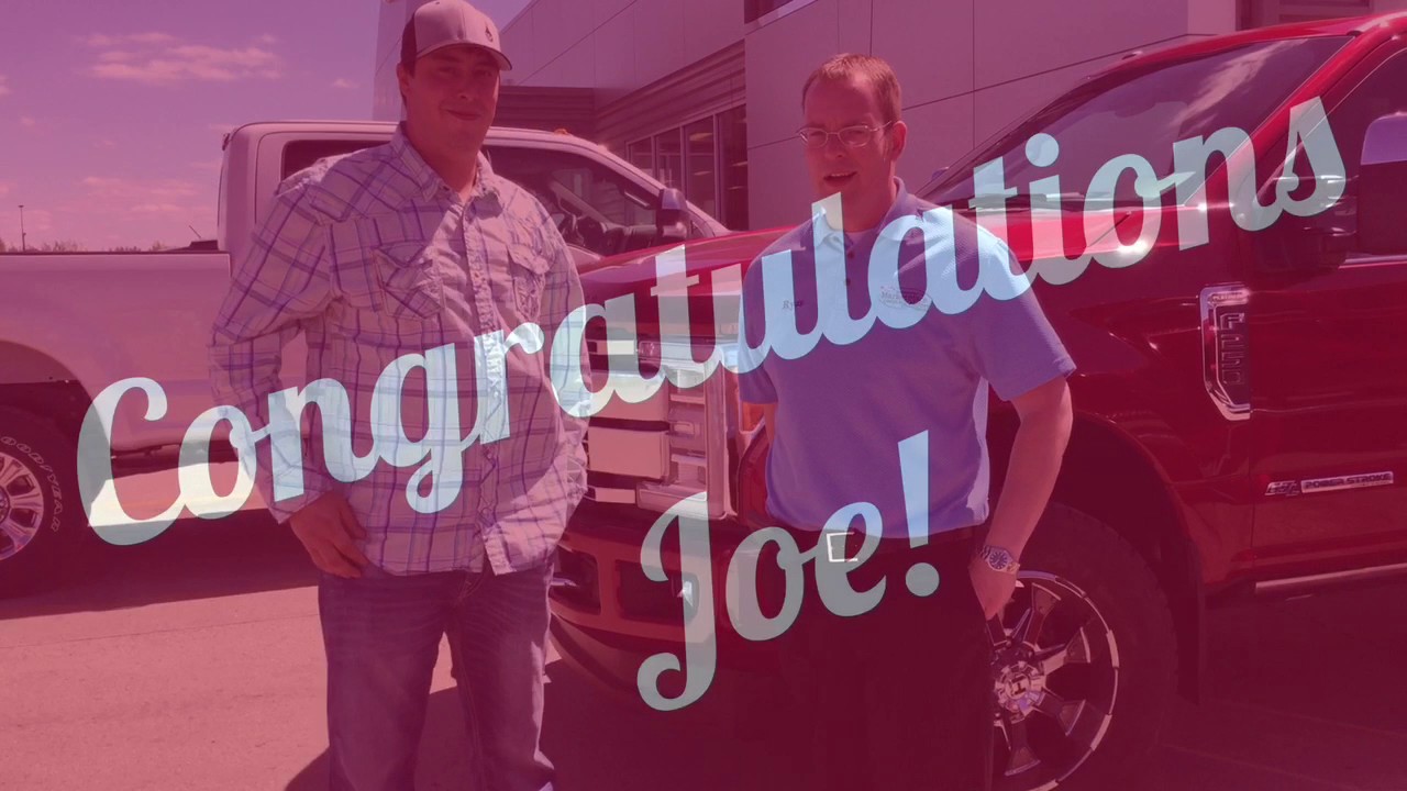 Congratulations Joe! - YouTube