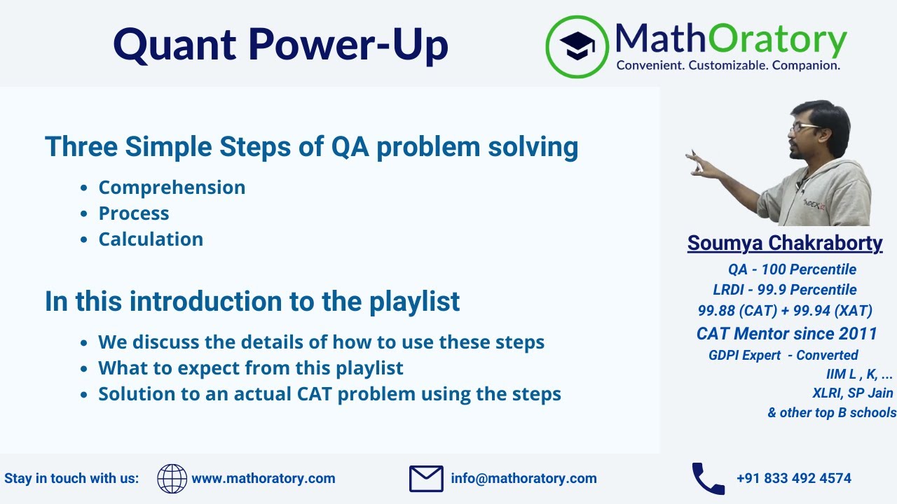 Quant Power-Up: Daily CAT Aptitude Practice | Introduction to the Playlist - YouTube