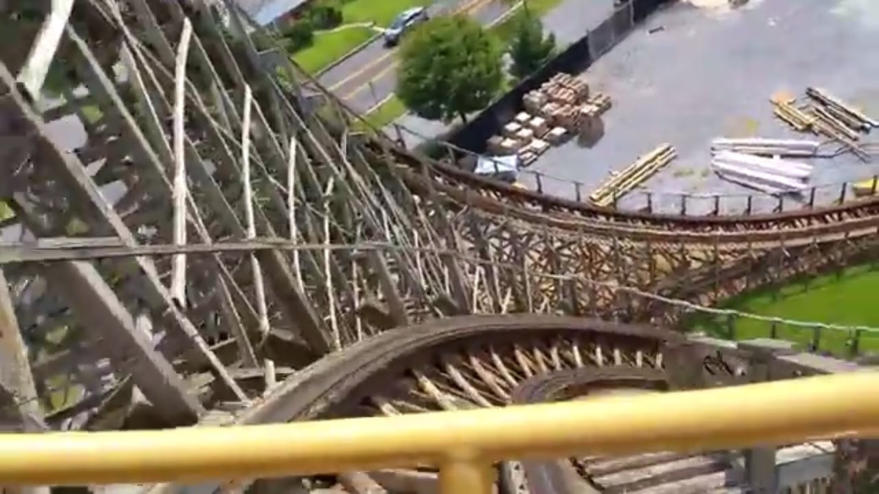 Lightning Racer: Thunder HD POV @ HersheyPark - YouTube