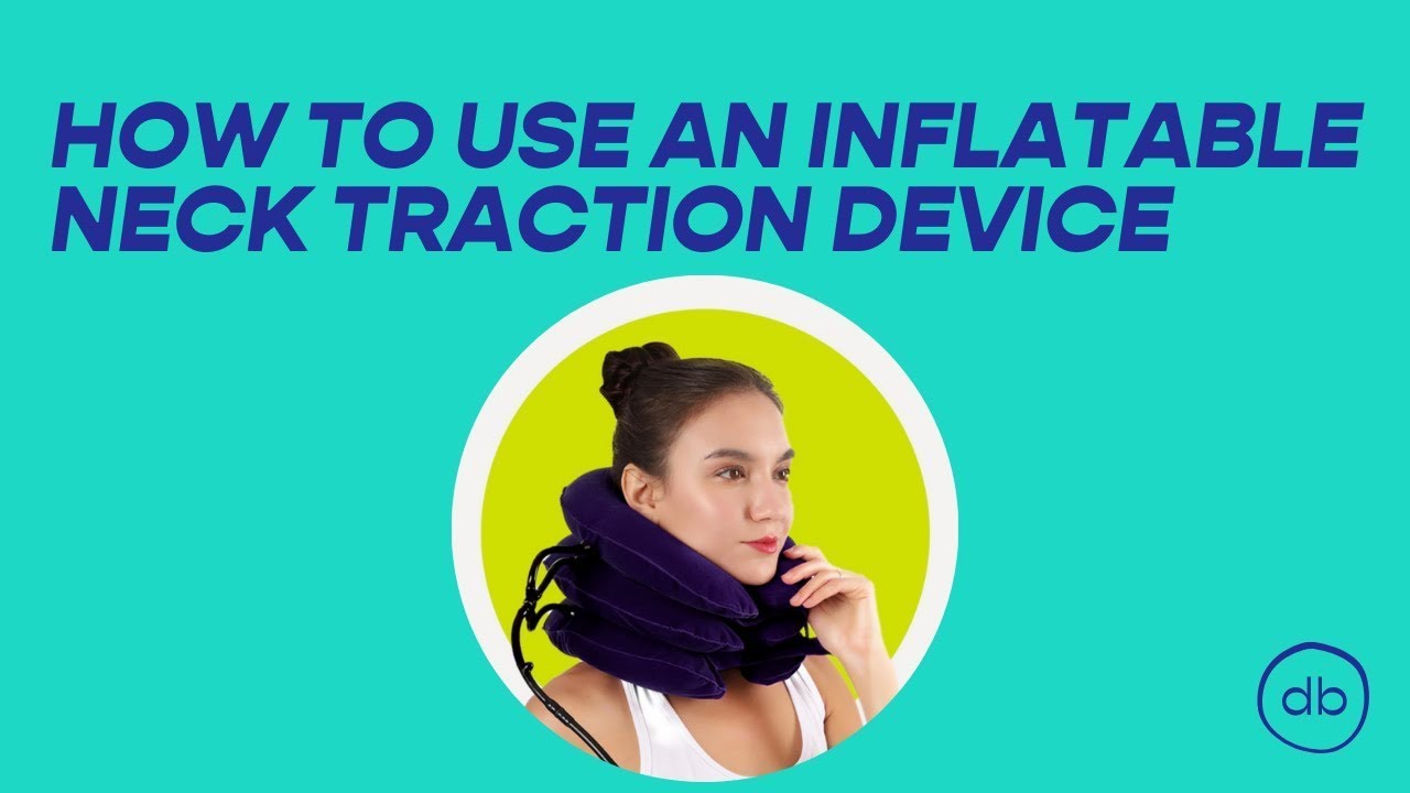 How to use an Inflatable Cervical/Neck Traction Collar - YouTube