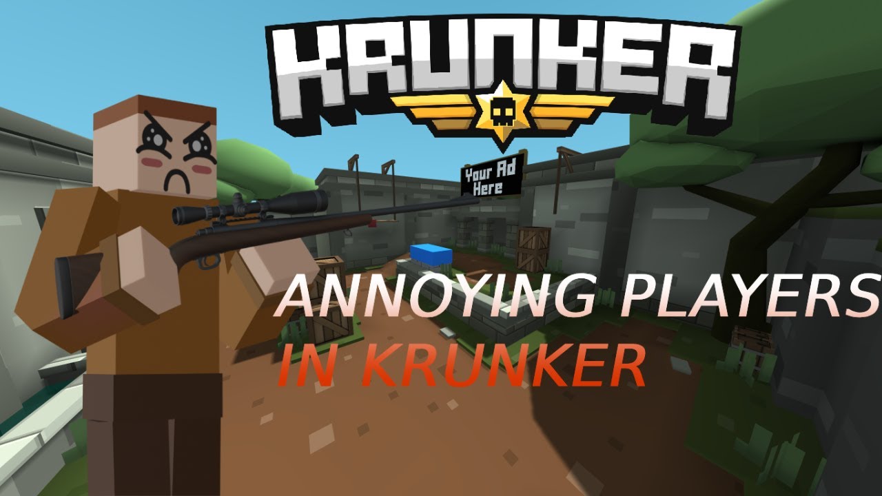 annoying players in krunker|only gming|krunker - YouTube