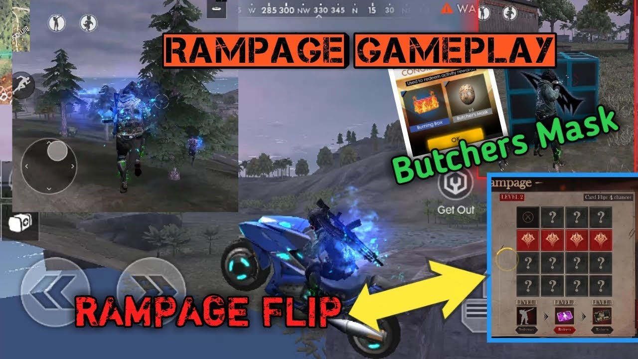 New Rampage Mode Gameplay Butchers Mask Rampage Flip - YouTube