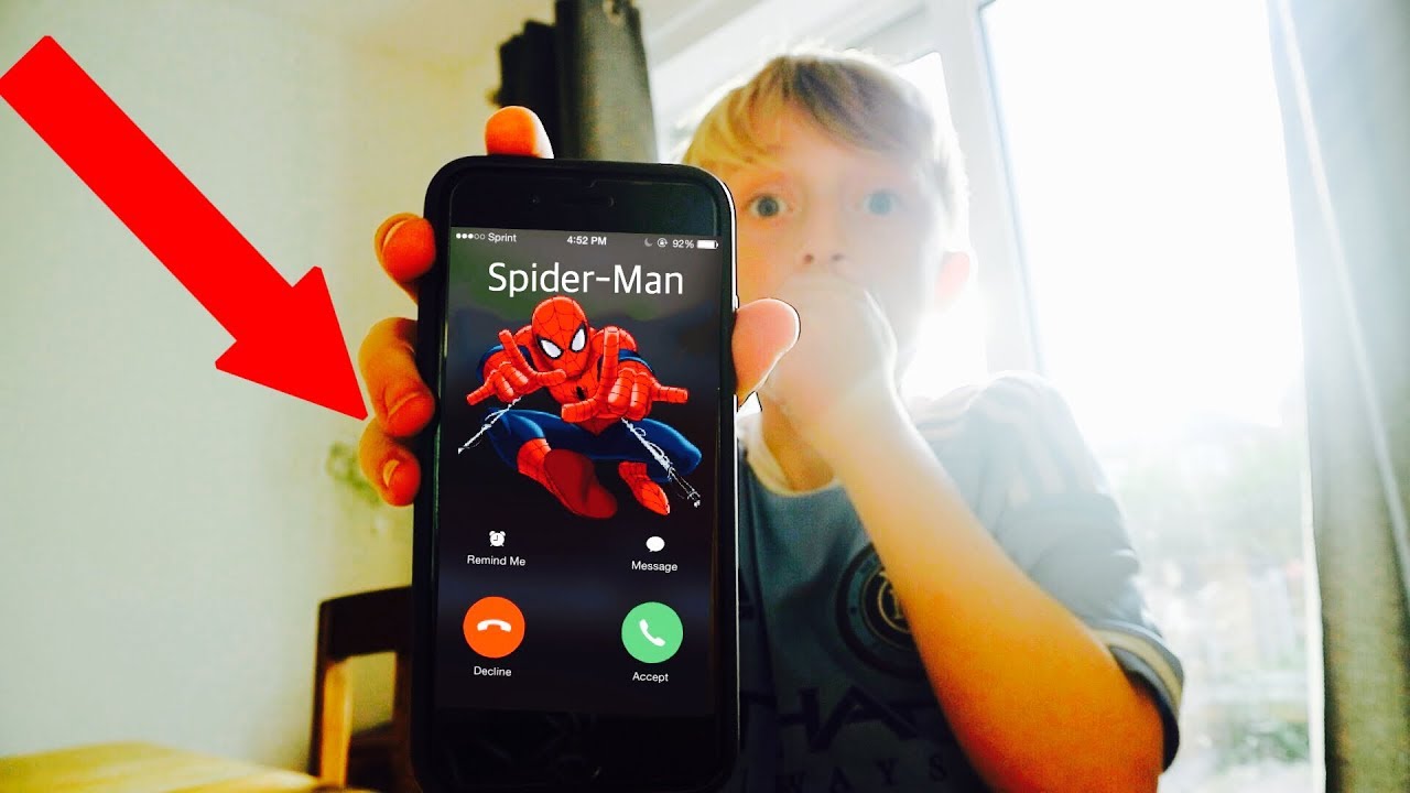 CALLING SPIDER-MAN!! OMG HE ANSWERED!! - YouTube