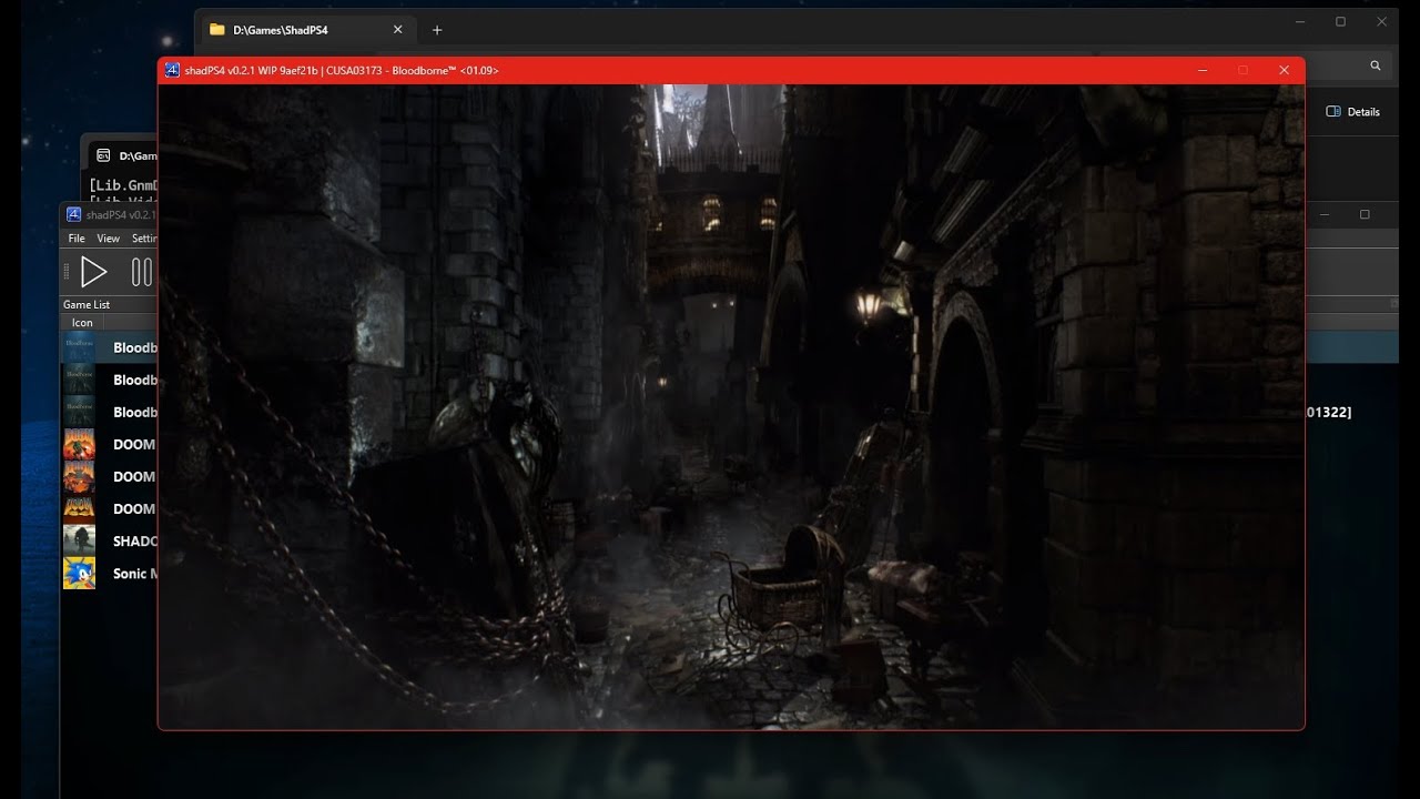 Bloodborne PC ShadPS4 emulator Menu Cutscene Works!!! - YouTube