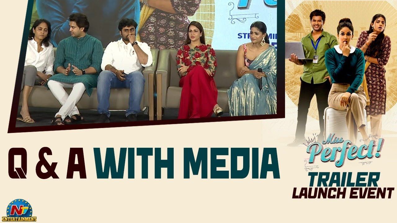 Q & A with Media | Miss Perfect Trailer Launch Event | Lavanya Tripathi | Abijeet | @NTVENT ...