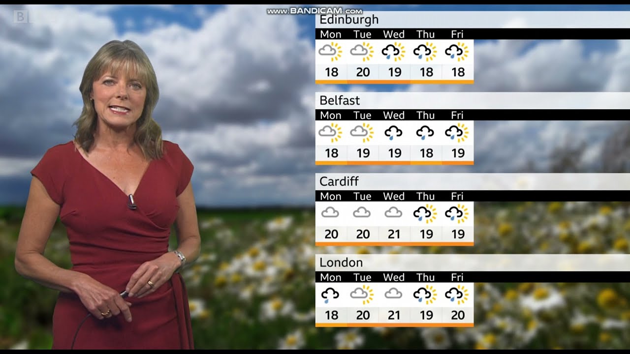 Louise Lear - BBC Weather - (31st July 2021) - HD [60 FPS] - YouTube
