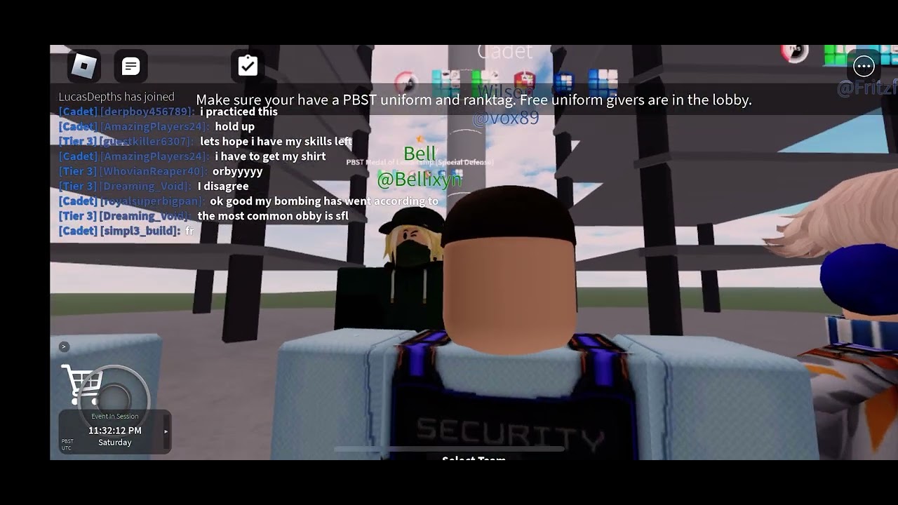 PBST Training @ PBST Activity Center (PBSTAC) Ft. Bellixyn - Roblox 4 ...